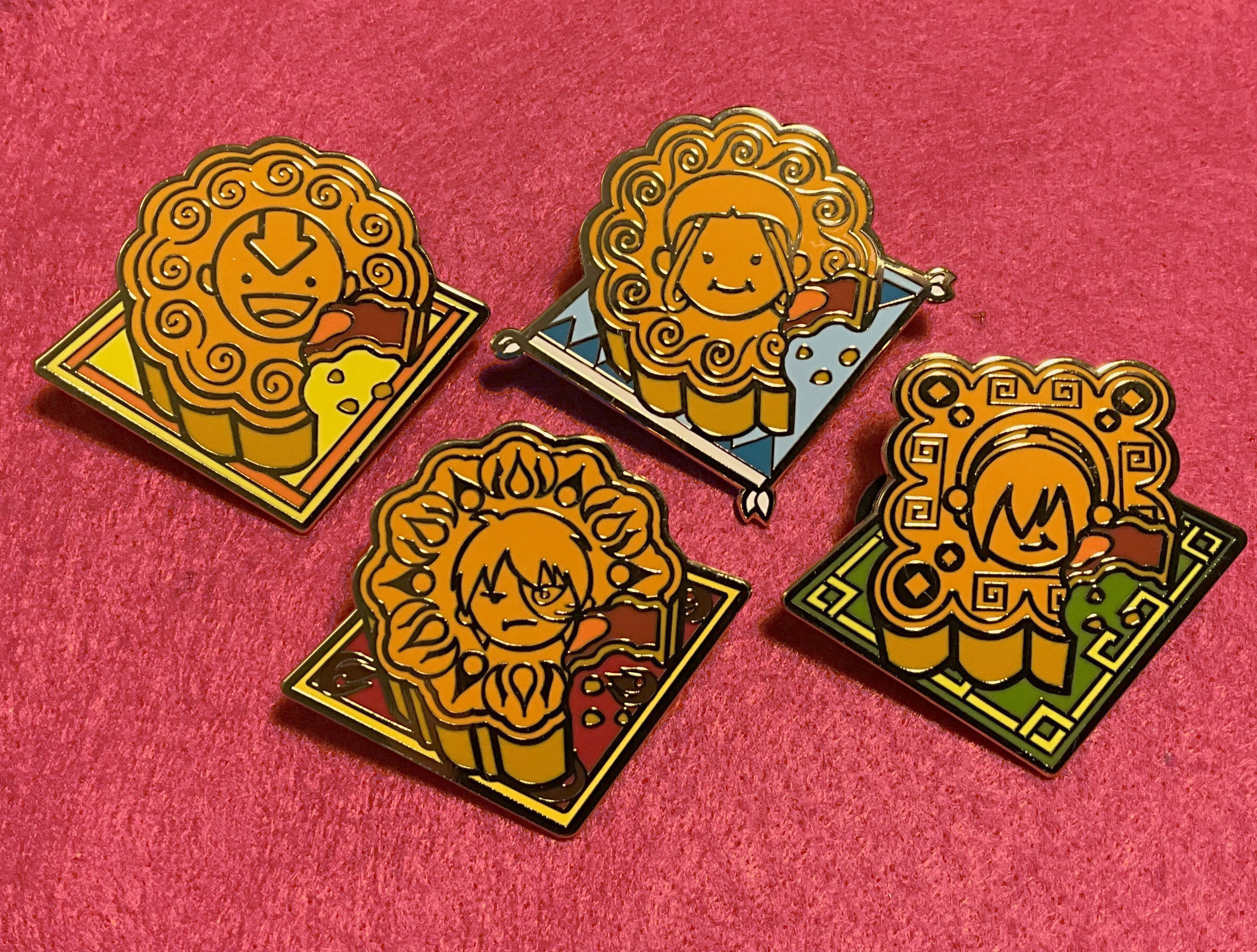 Gaang Mooncake Pins - Poppin Dezato - Etsy