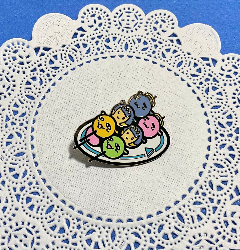 Vtuber EN Gen1 Japanese Cafe Treat Pins Poppin Dezato - Etsy