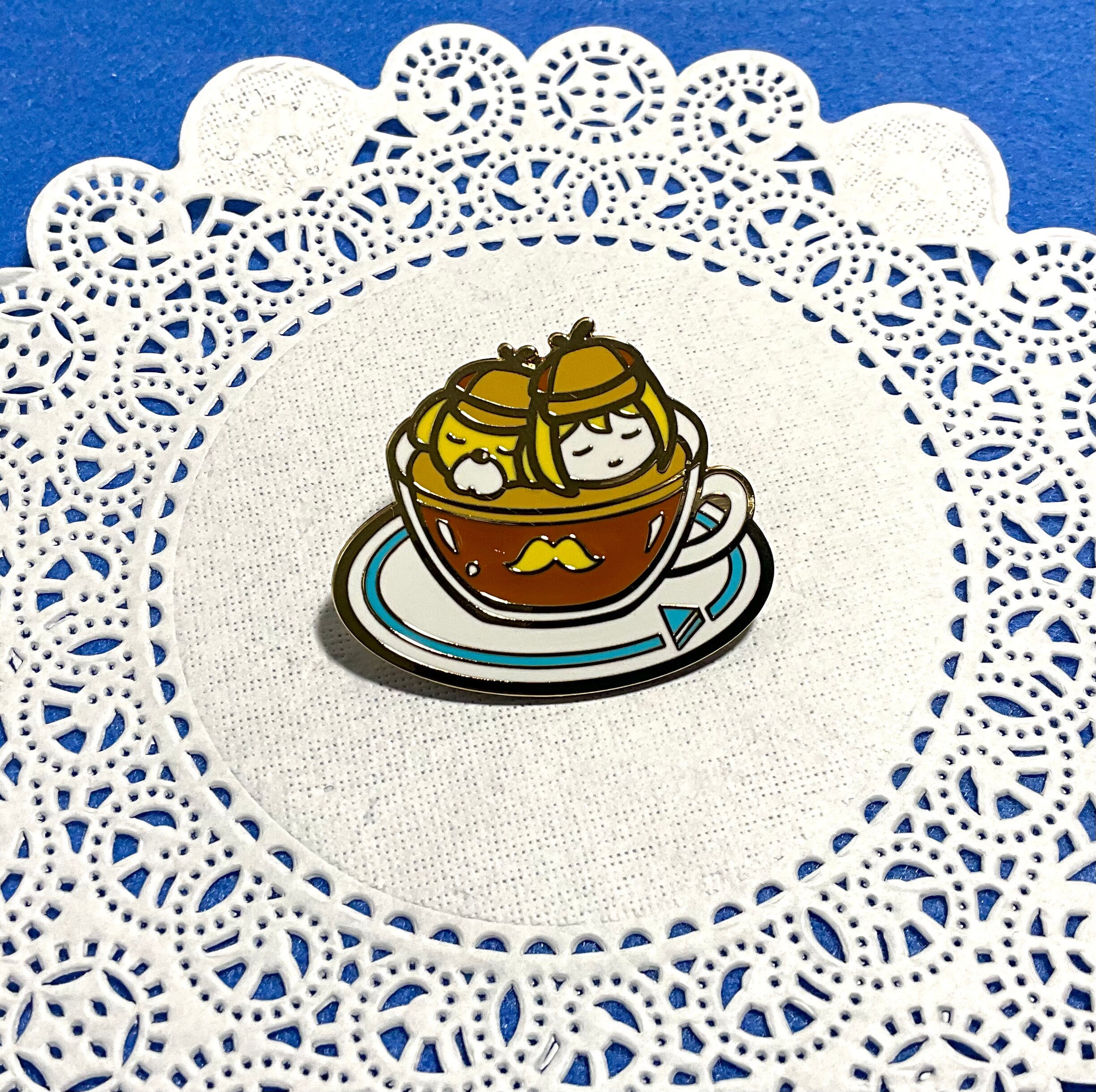 Vtuber EN Gen1 Japanese Cafe Treat Pins - Poppin Dezato - Etsy