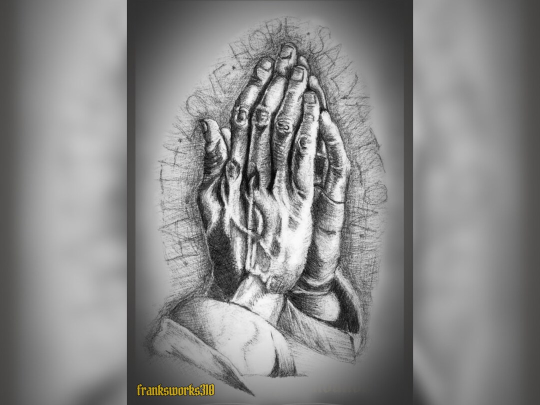 Praying Hands Print Albrecht Dürer Hands Study Digital Download Faith ...