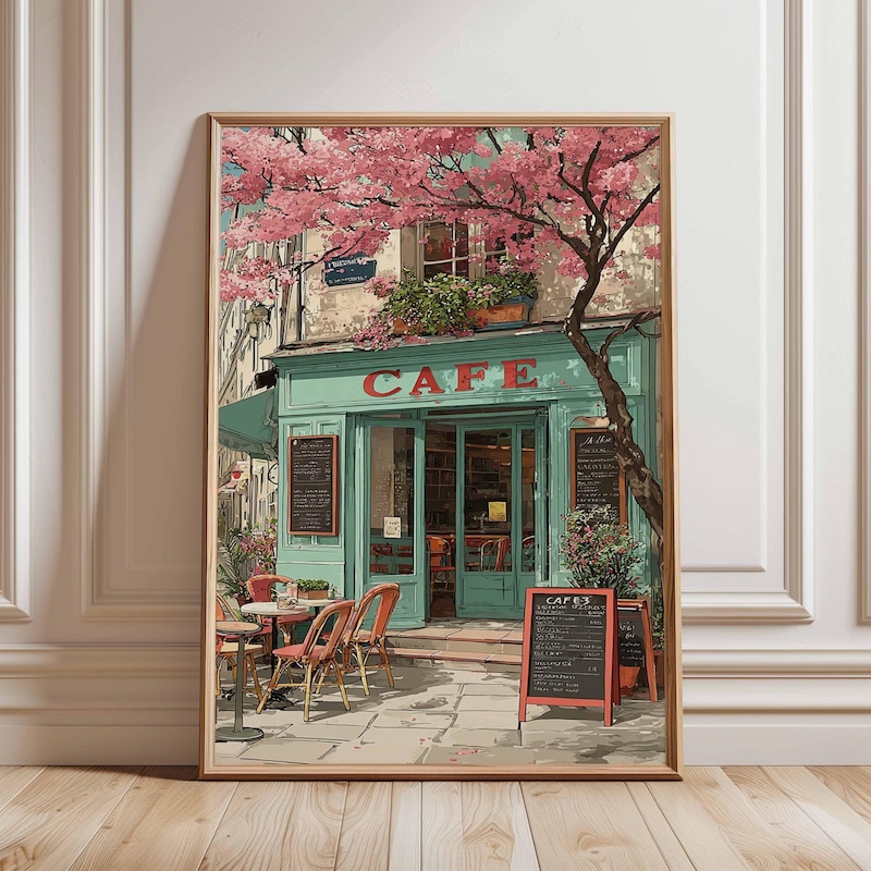 Cafe Poster - Etsy UK