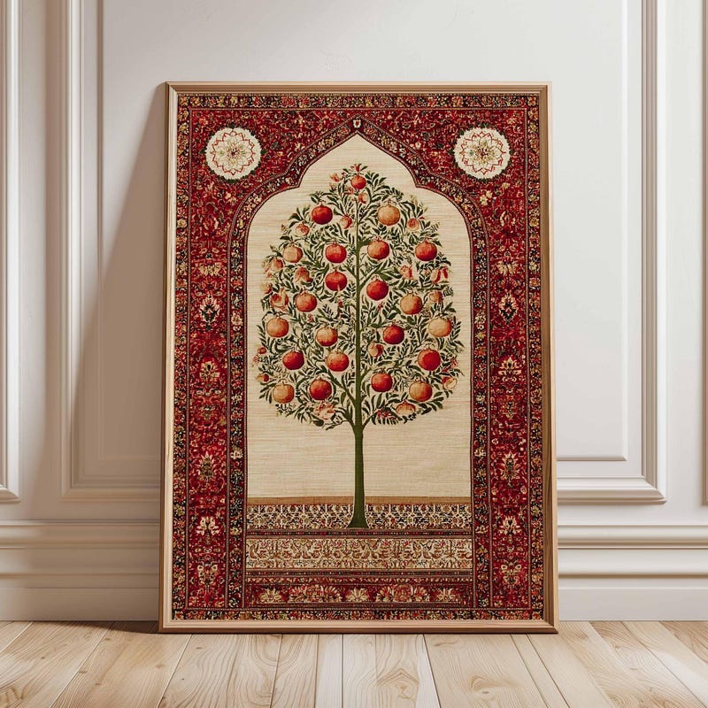 Persian Vase Print - Etsy UK