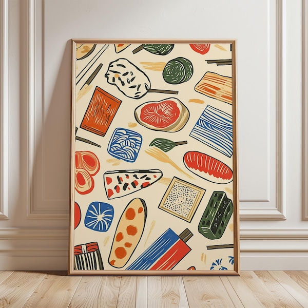 Japan Snack Poster - Etsy UK