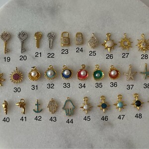 Build Your Own Custom Charm Necklace, Gold Charm Necklace, Create Your Own Necklace, Custom ...