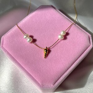 Mermaid Tale Princess Necklace, Mermaid Tale Pearl Necklace, Shell ...