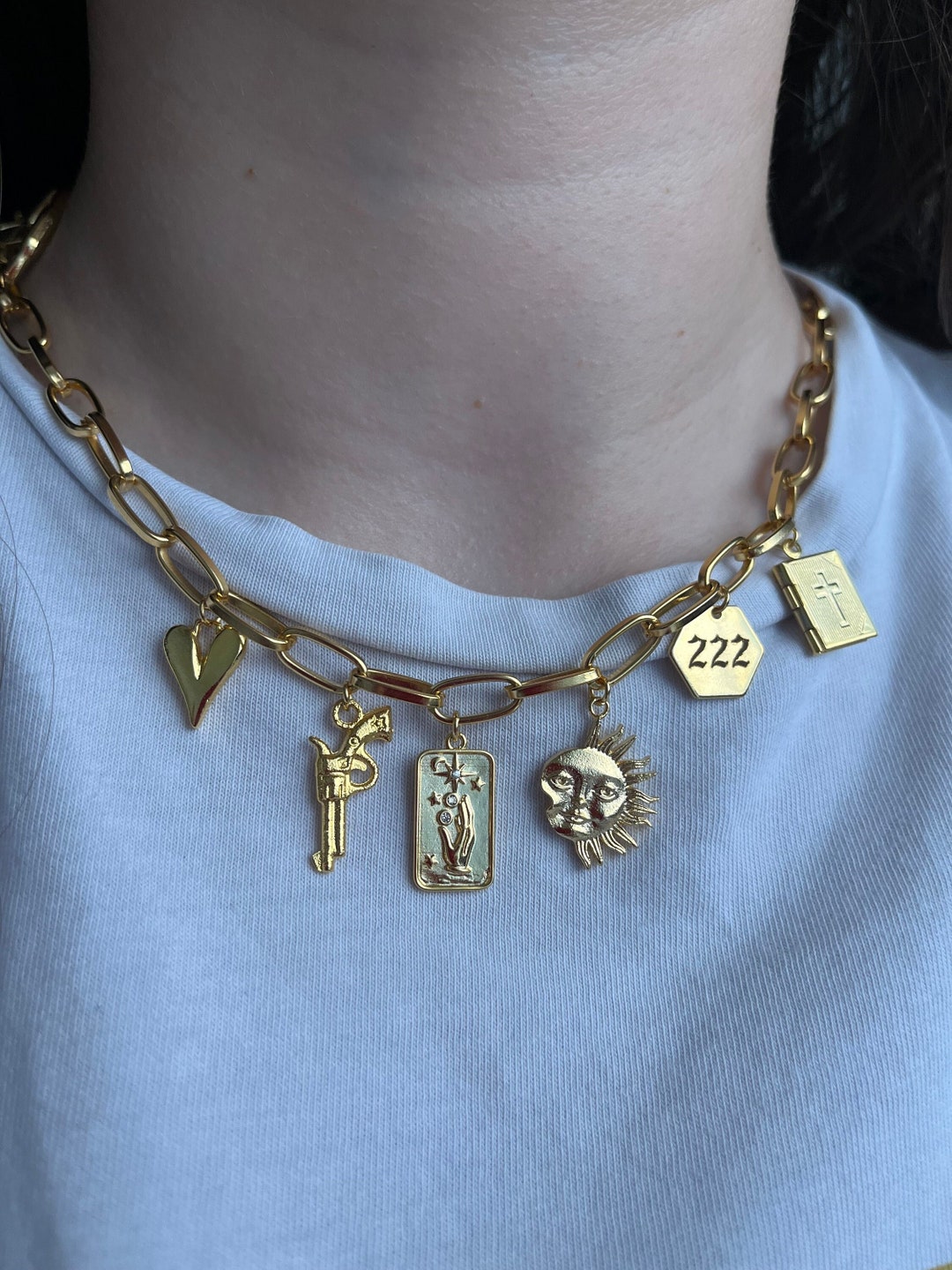 Build Your Own Custom Charm Necklace, Pick Your Charms, Design Your Own ...