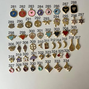 Build Your Own Custom Charm Bracelets for Women, Pick Your Charms, Gold ...