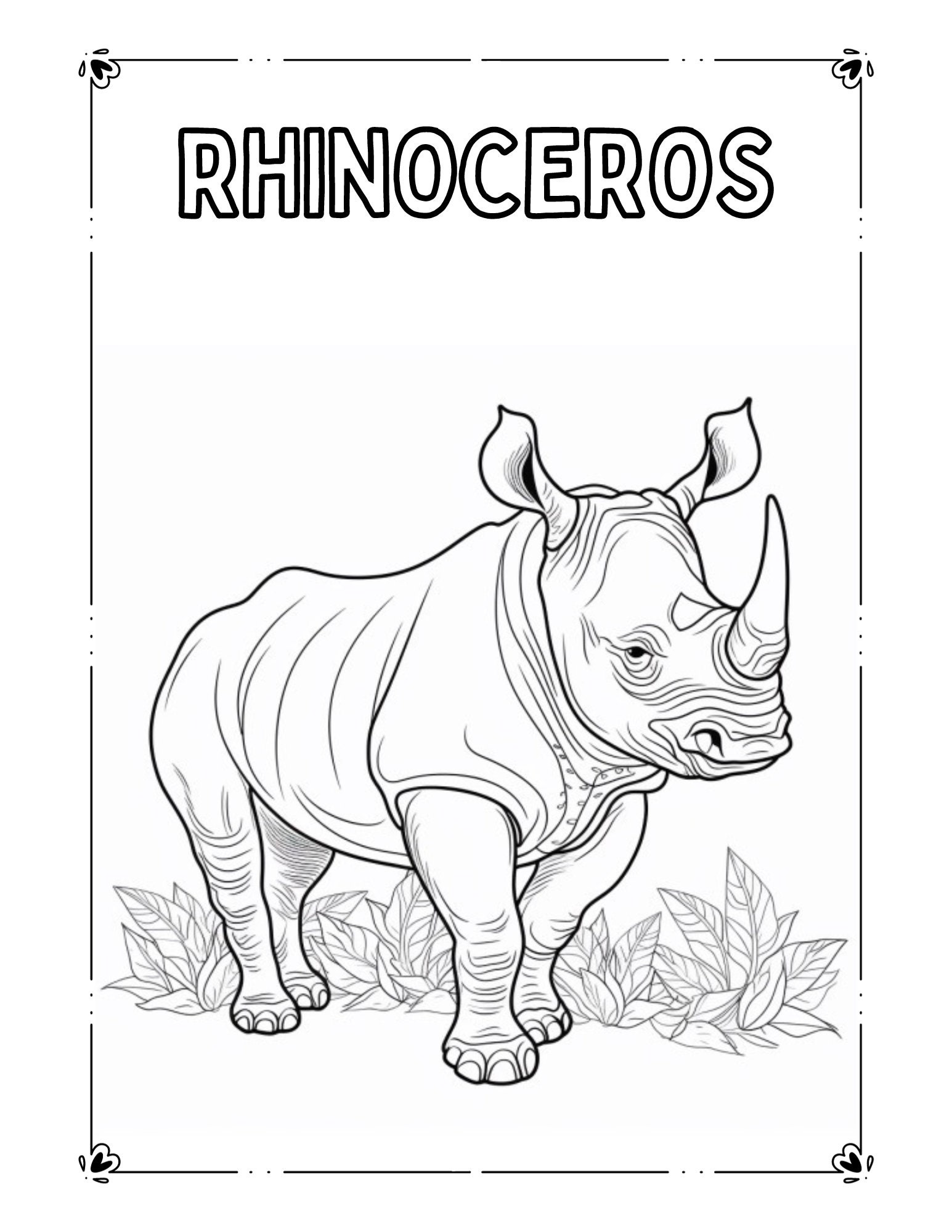 Wildlife Wonders Coloring Pages for Kids Digital Download Digital ...