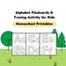 Alphabet Flashcards & Tracing Activity for Kids | Printable A-Z ...