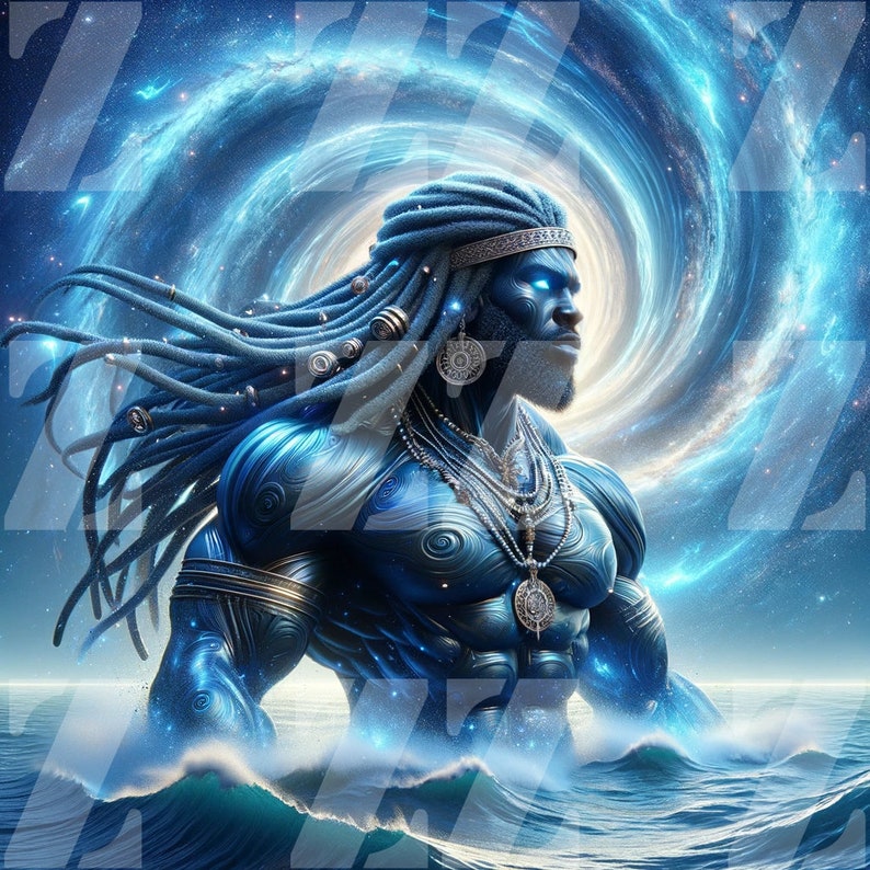 Aquarius God Male Essence: Elegant Pngs for POD, Exquisite Zodiac ...
