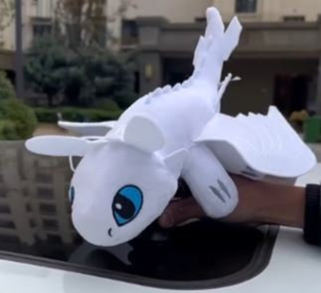 Creative Toothless Cars Plush Toy Automobile Accessories Stuffed ...