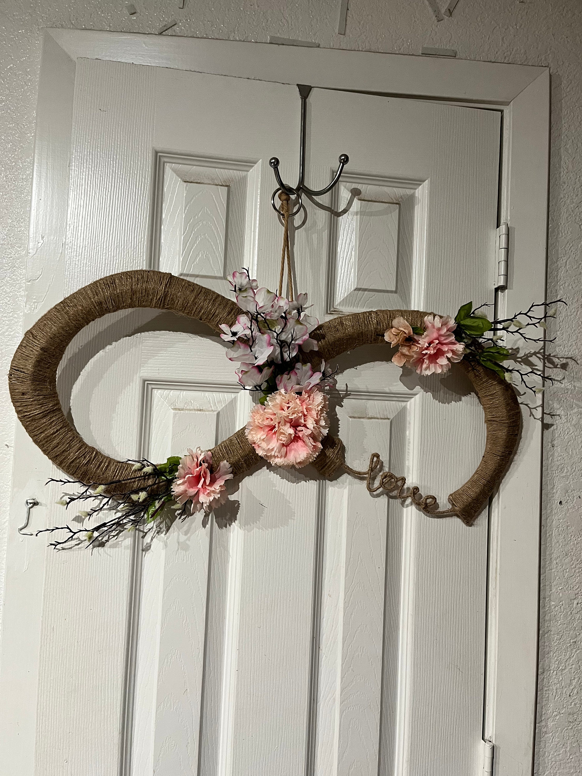 Love Infinity Wreath, Love Wreath, Valentines Wreath, Farmer Style ...