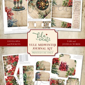 Yule Midwinter Journal Kit, Winter Solstice Pagan Holiday, Yuletide ...