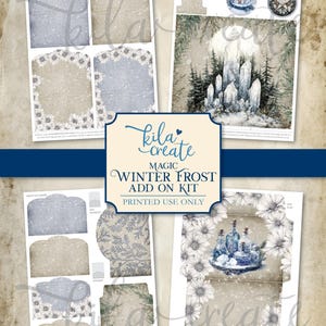 Magic Winter Frost Add on Kit, Witch Ephemera, Winter Journal, Pagan ...