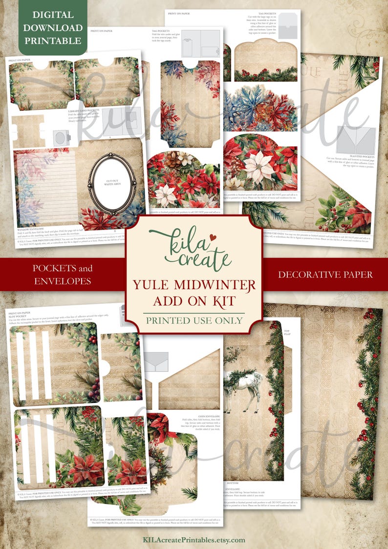 Yule Midwinter Add on Kit, Winter Solstice Pagan Holiday, Yuletide ...