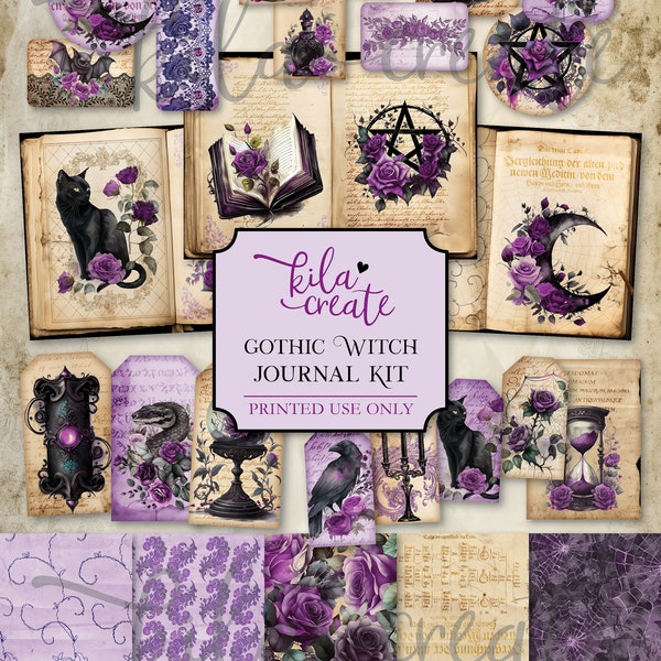 Gothic Journal - Etsy