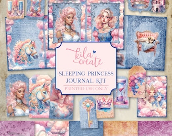 Sleeping Princess Add on Journal Kit, Fairy Tale Journal Printable ...