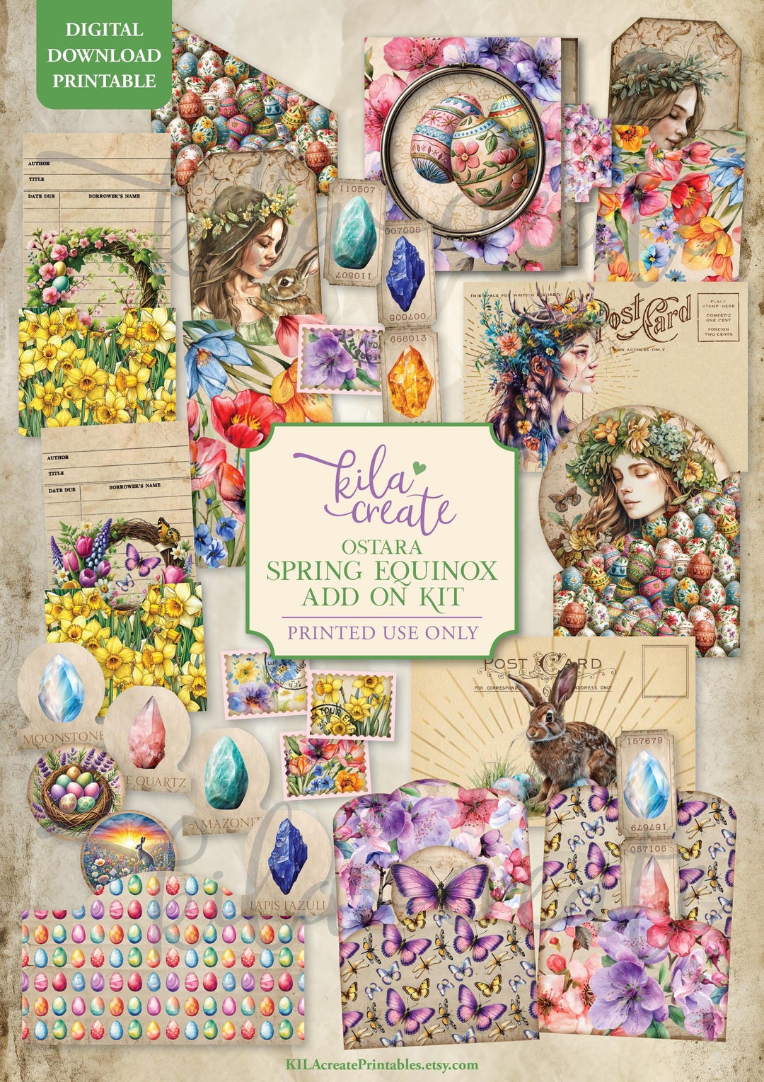 Ostara Spring Equinox Add on Kit, Spring, Easter, Pagan Holiday, Wheel ...