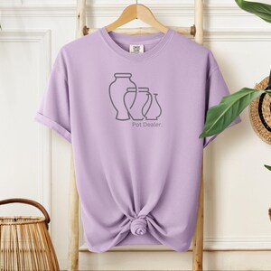 Pot Dealer T-shirt, Pottery Lover Graphic Tee, Ceramic Art Humor Shirt ...