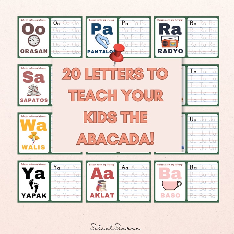 Tracing Worksheet, ABAKADA Worksheet, Preschool Worksheet, Activity ...