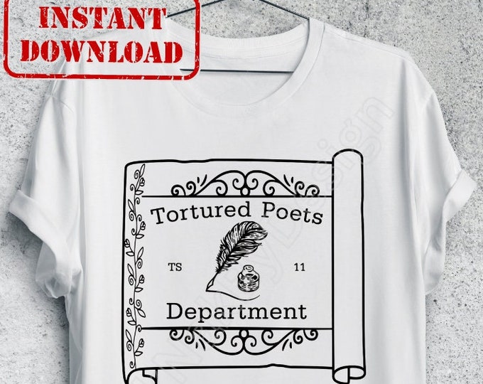 Tortured Poets Department PNG SVG Bundle Digital Download - Etsy