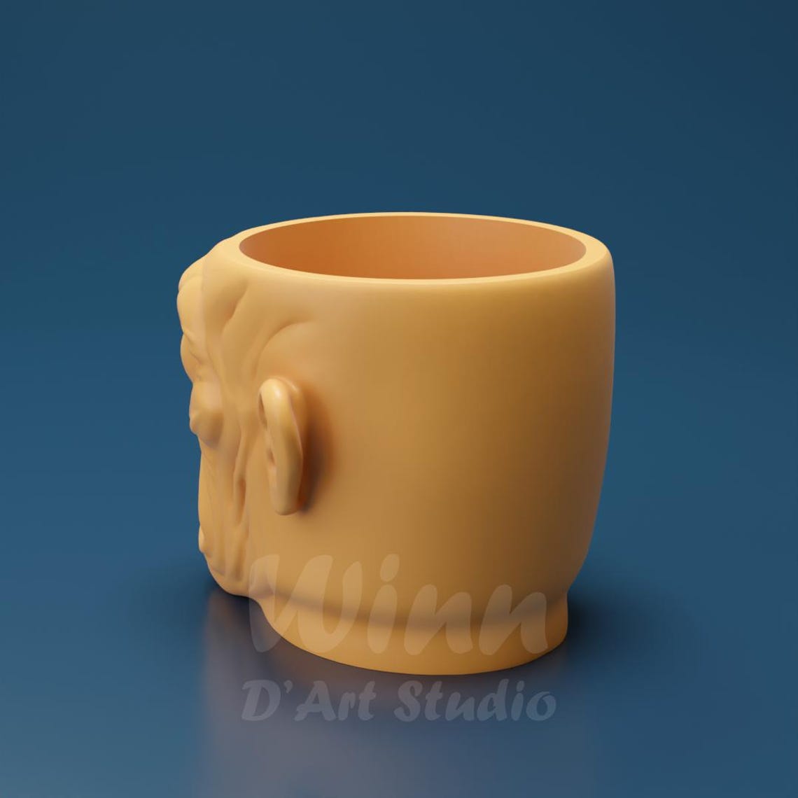 Zombie Head Planter Ver_01– STL File for 3D Printing - Etsy