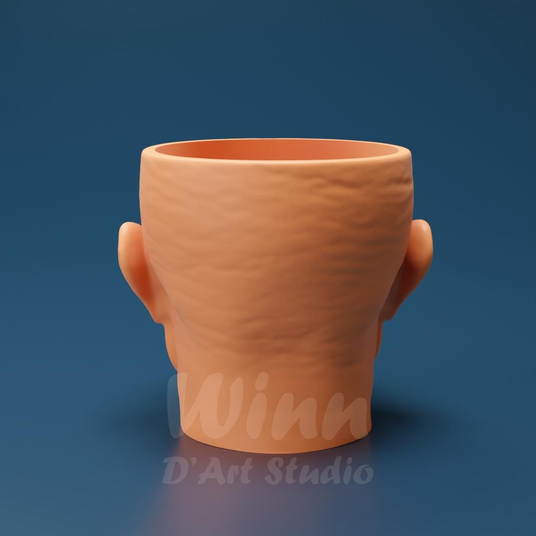 Zombie Head Planter Ver_02 – STL for 3D Printing - Etsy