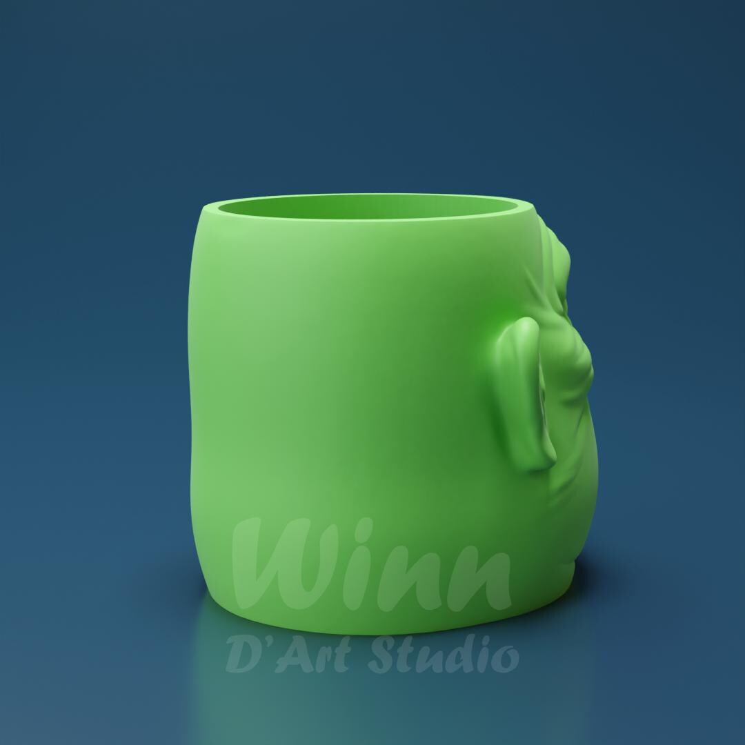 Zombie Head Planter Ver_03 – STL File for 3D Printing - Etsy