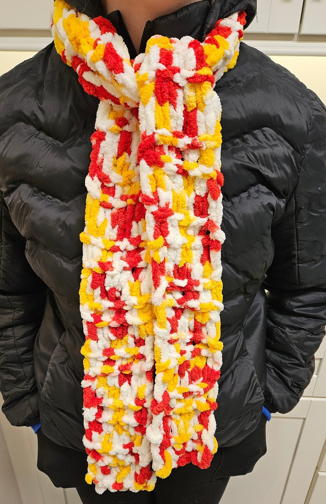 Loop Knit Scarf KC Chiefs Pride - Etsy