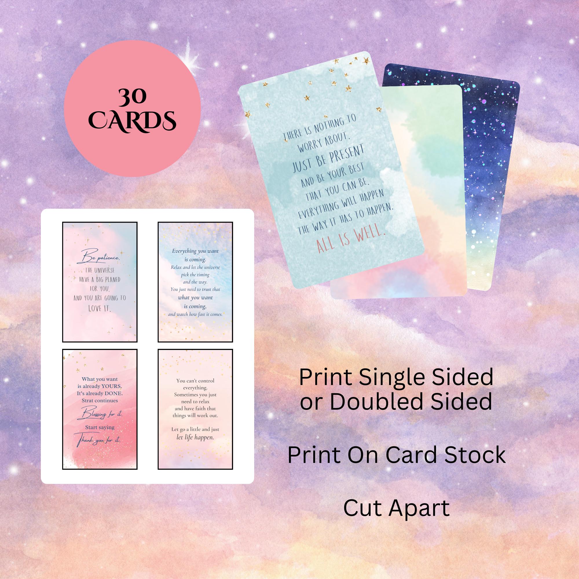 Messages From the Universe Affirmation Cards | Printable Affirmation ...