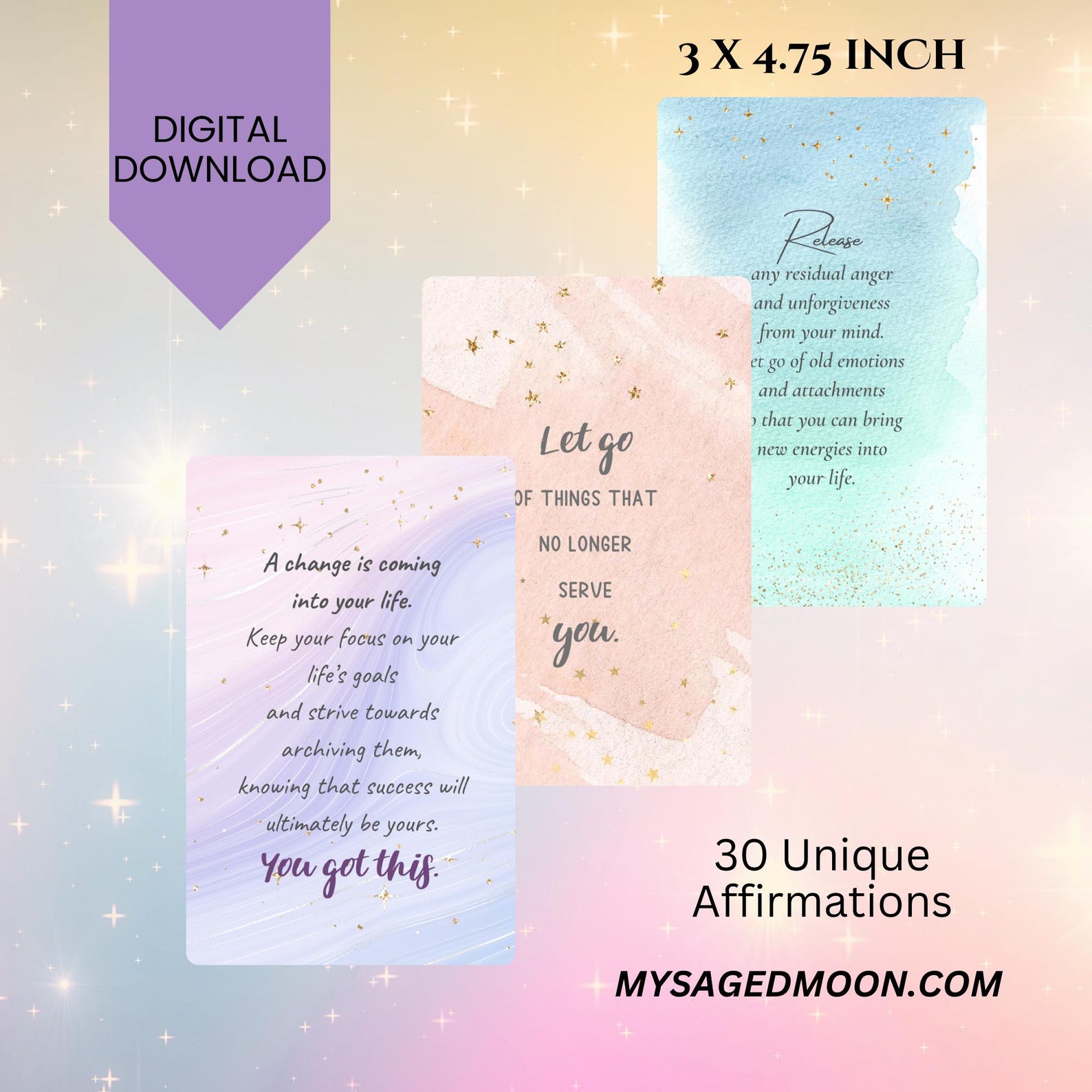 Messages From the Universe Affirmation Cards | Printable Affirmation ...