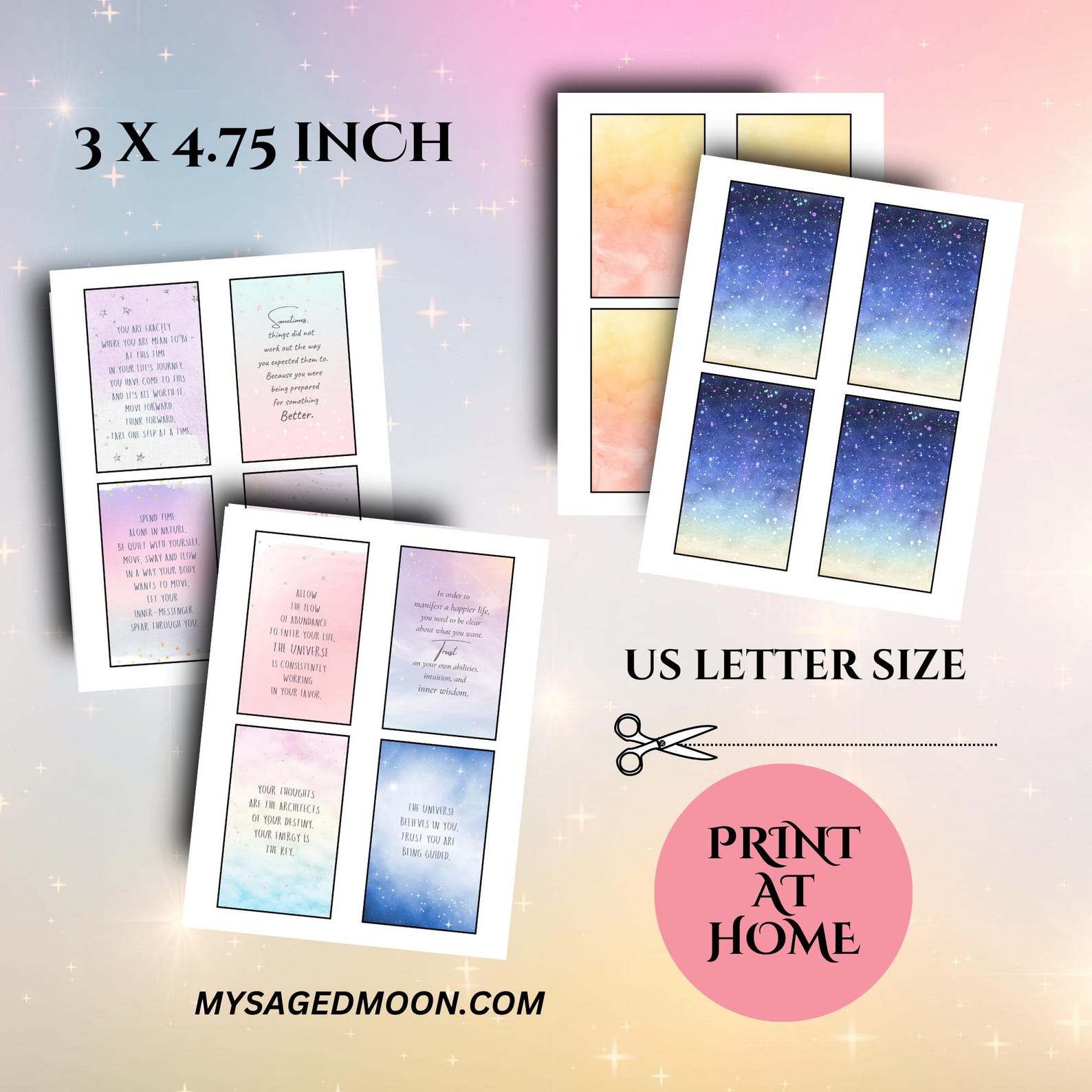 Messages From the Universe Affirmation Cards | Printable Affirmation ...