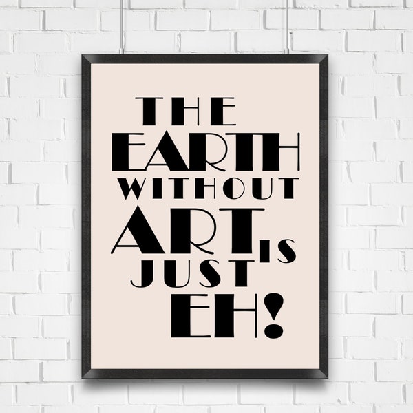 Earth Without Art - Etsy