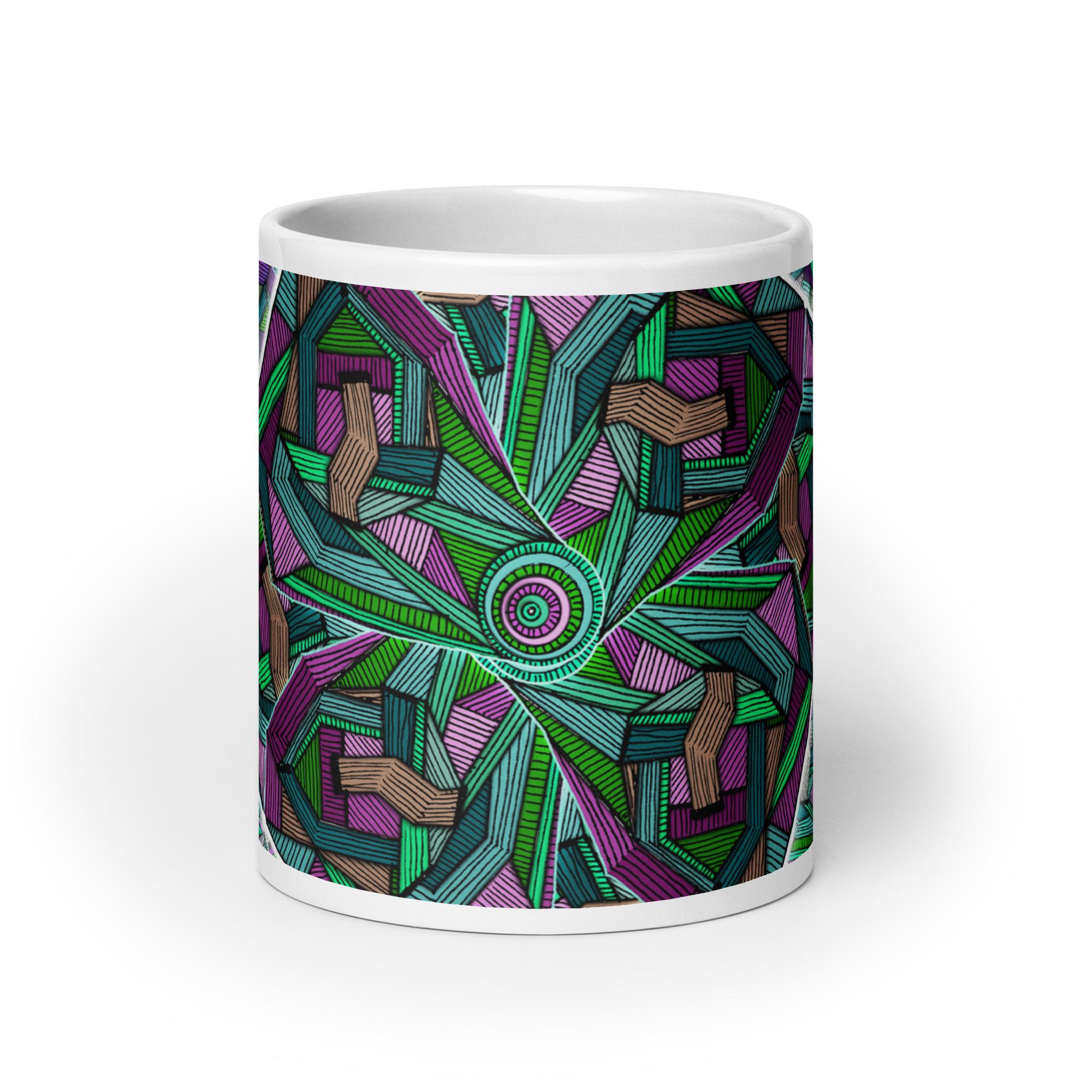 Catalyst - Abstract Art Mug, White - a Unique Gift for Friends, Family ...
