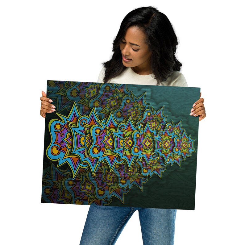 Progression - Abstract Wall Art on Metal - Etsy