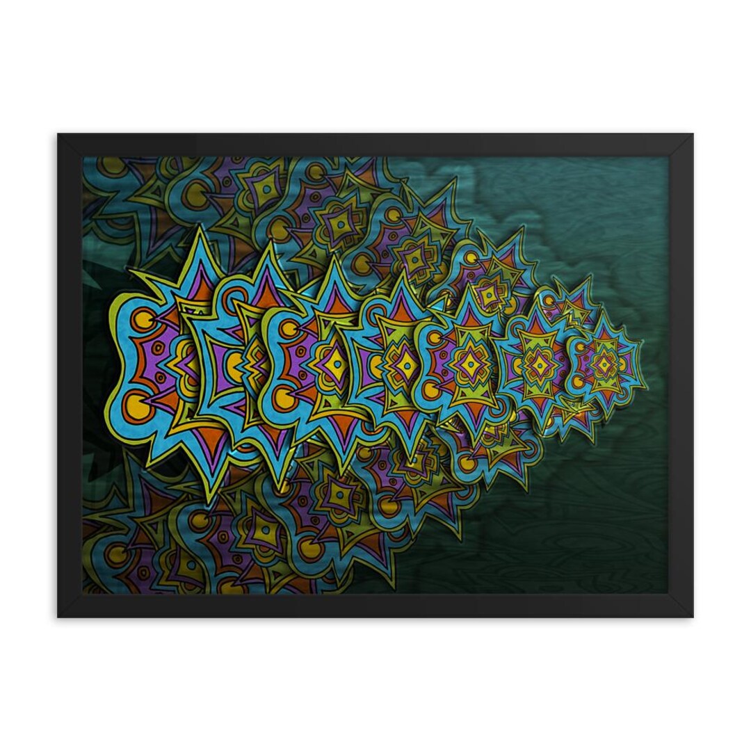 Progression - Abstract Wall Art, Framed Print - Etsy