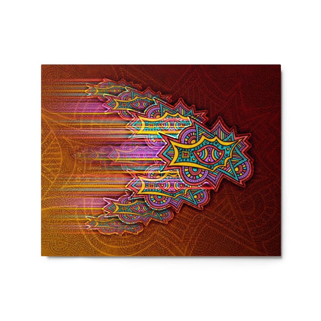 Determination - Abstract Wall Art on Metal - Etsy