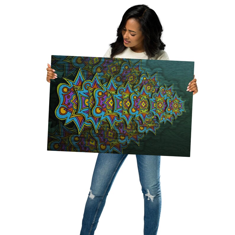 Progression - Abstract Wall Art on Metal - Etsy