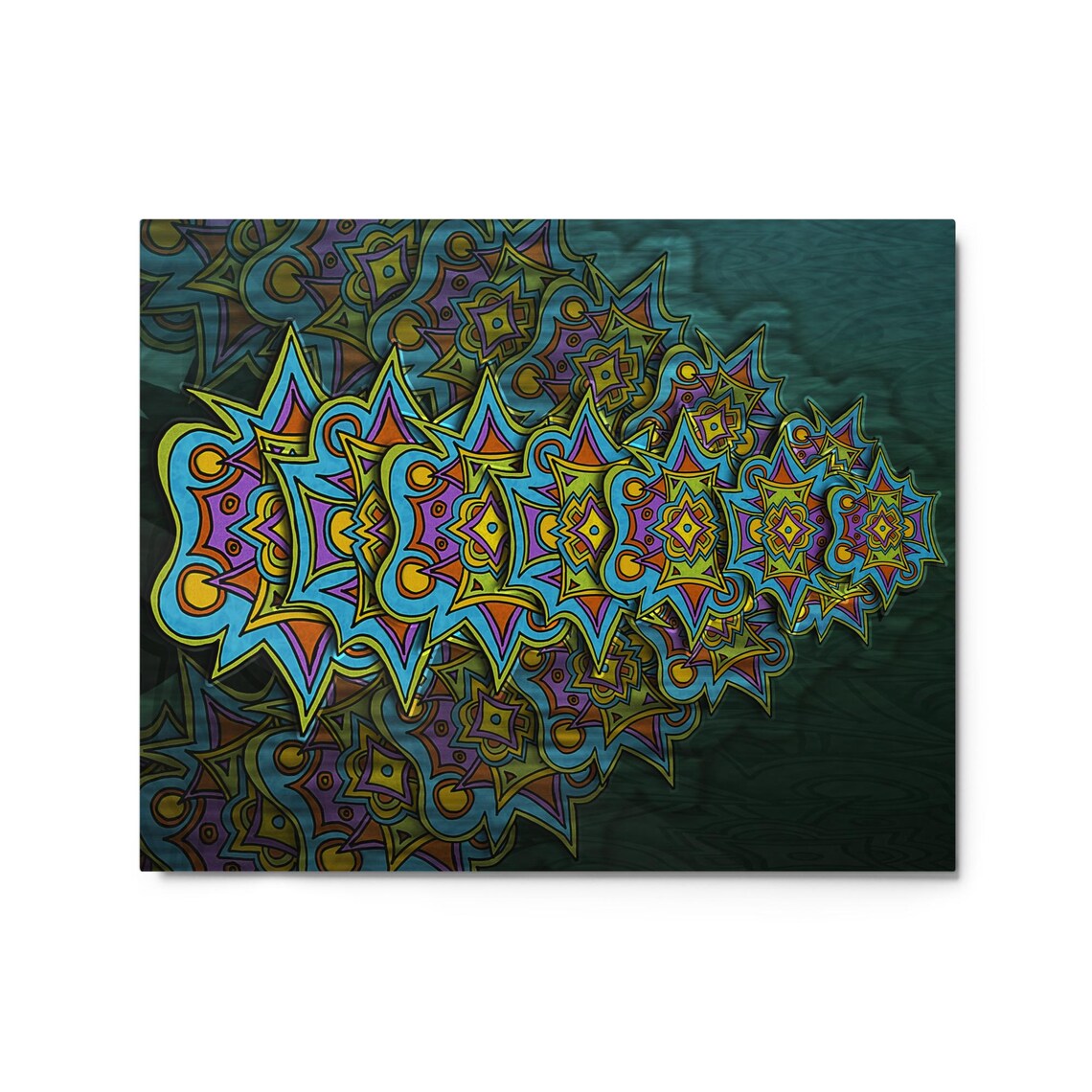Progression - Abstract Wall Art on Metal - Etsy