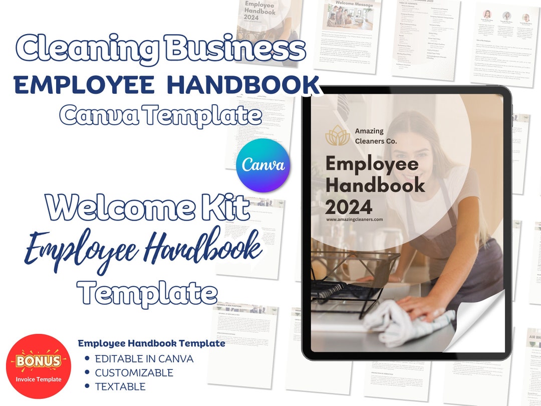 Cleaning Business Employee Handbook Template Str/residential Welcome ...