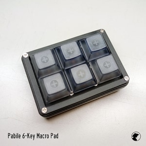 Pabile 6-key P6 Ready to Use Programmable Macro Pad Mechanical Keyboard ...
