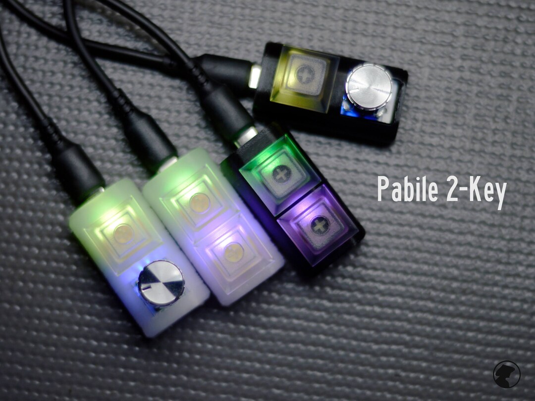 Pabile 2-key P2 Peetwo Ready to Use Macropad Programmable Mechanical ...