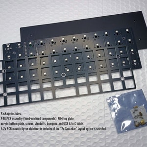 Pabile P48 48-key 4x12 Grid Mechanical Keyboard DIY Barebones Kit - Etsy