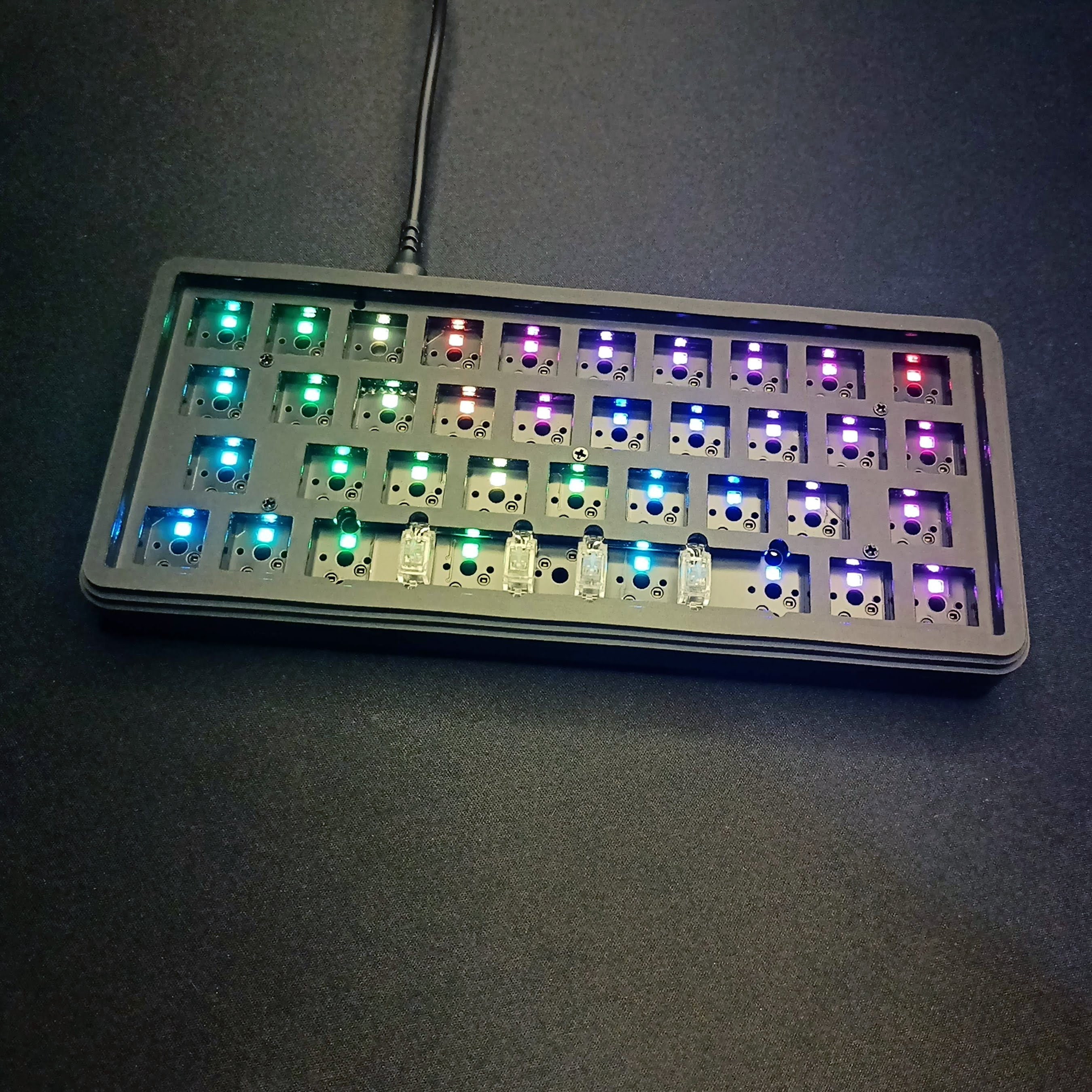 Pabile DIY P37 37-Key Qaz Layout Programmable Mechanical Macro Pad ...