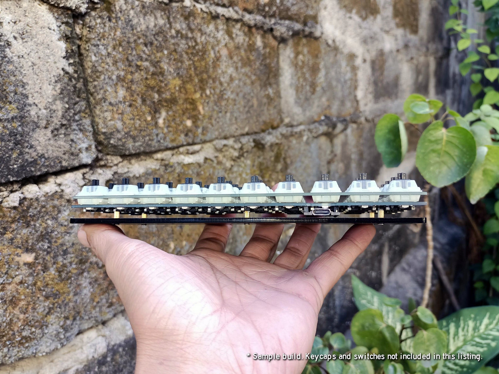 Pabile DIY P40 40-key 4x10 Grid Programmable Wired RP2040 or BLE ...