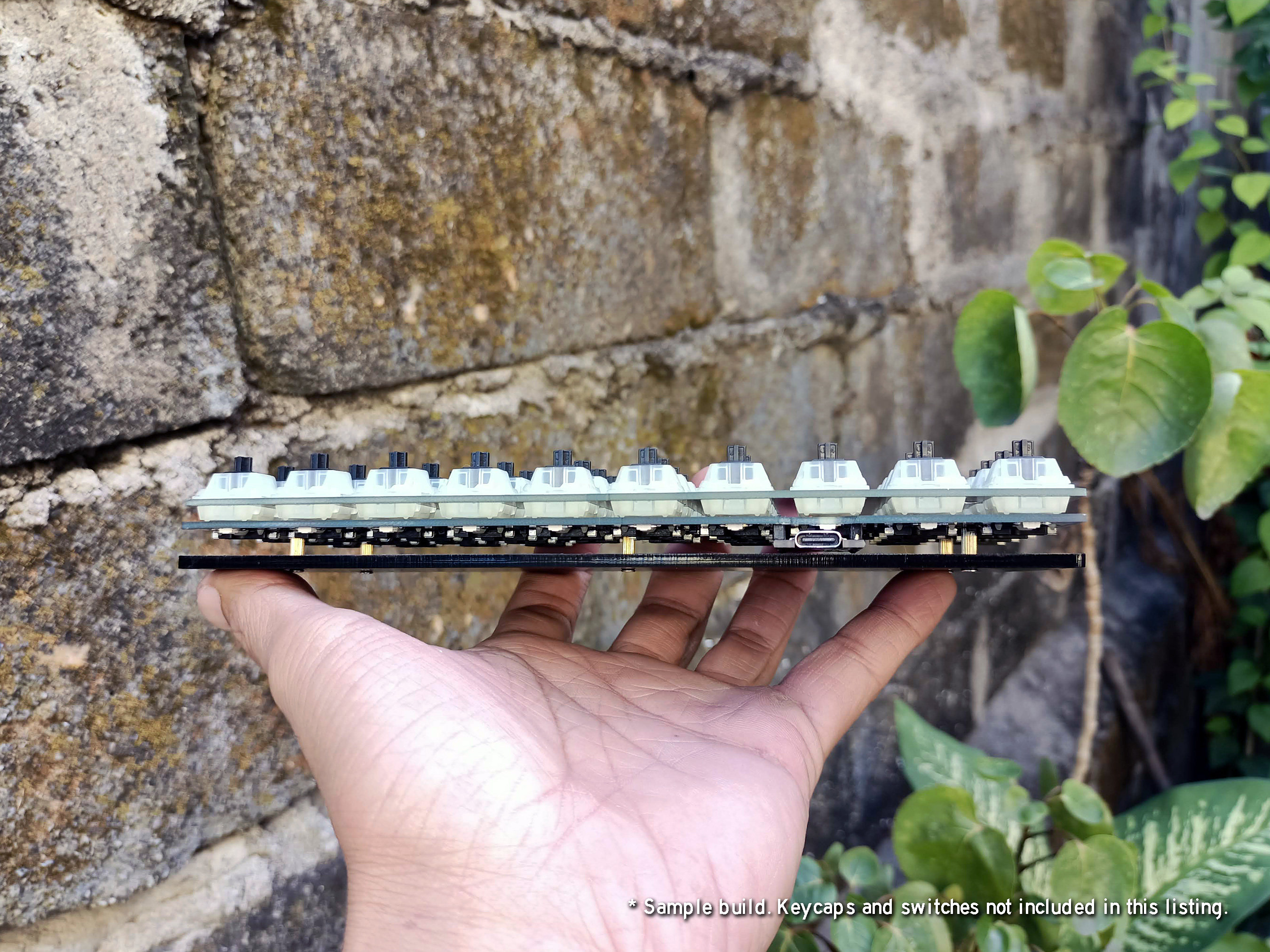 Pabile DIY P40 40-key 4x10 Grid Programmable Wired RP2040 or BLE ...