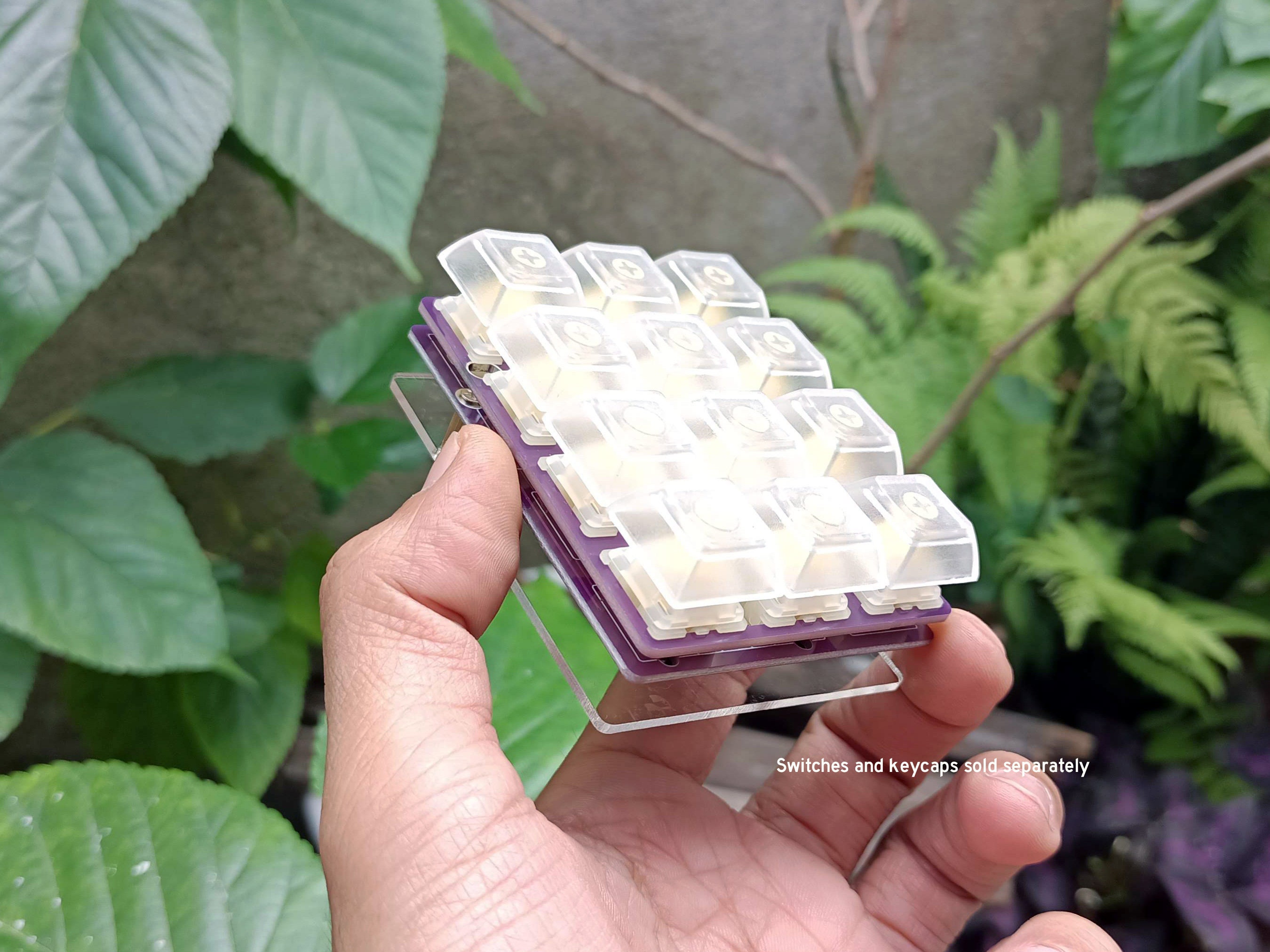 Pabile P12 12-key 4x3 Grid Programmable RP2040 Mechanical Macro Pad Keyboard PCB Assembly DIY or ...