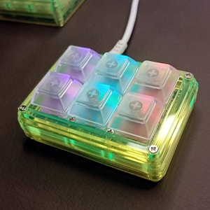 Pabile 6-key P6 Ready to Use Programmable Macro Pad Mechanical Keyboard ...