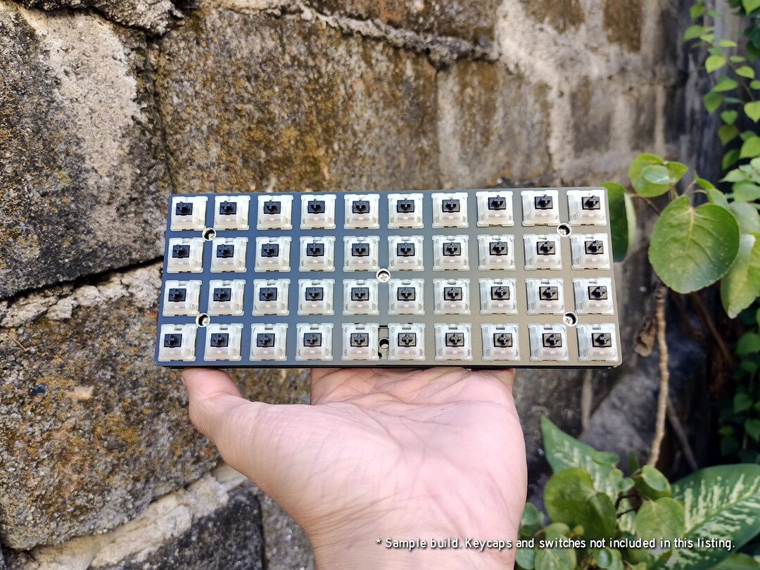 Pabile DIY P40 40-key 4x10 Grid Programmable Wired RP2040 or BLE ...