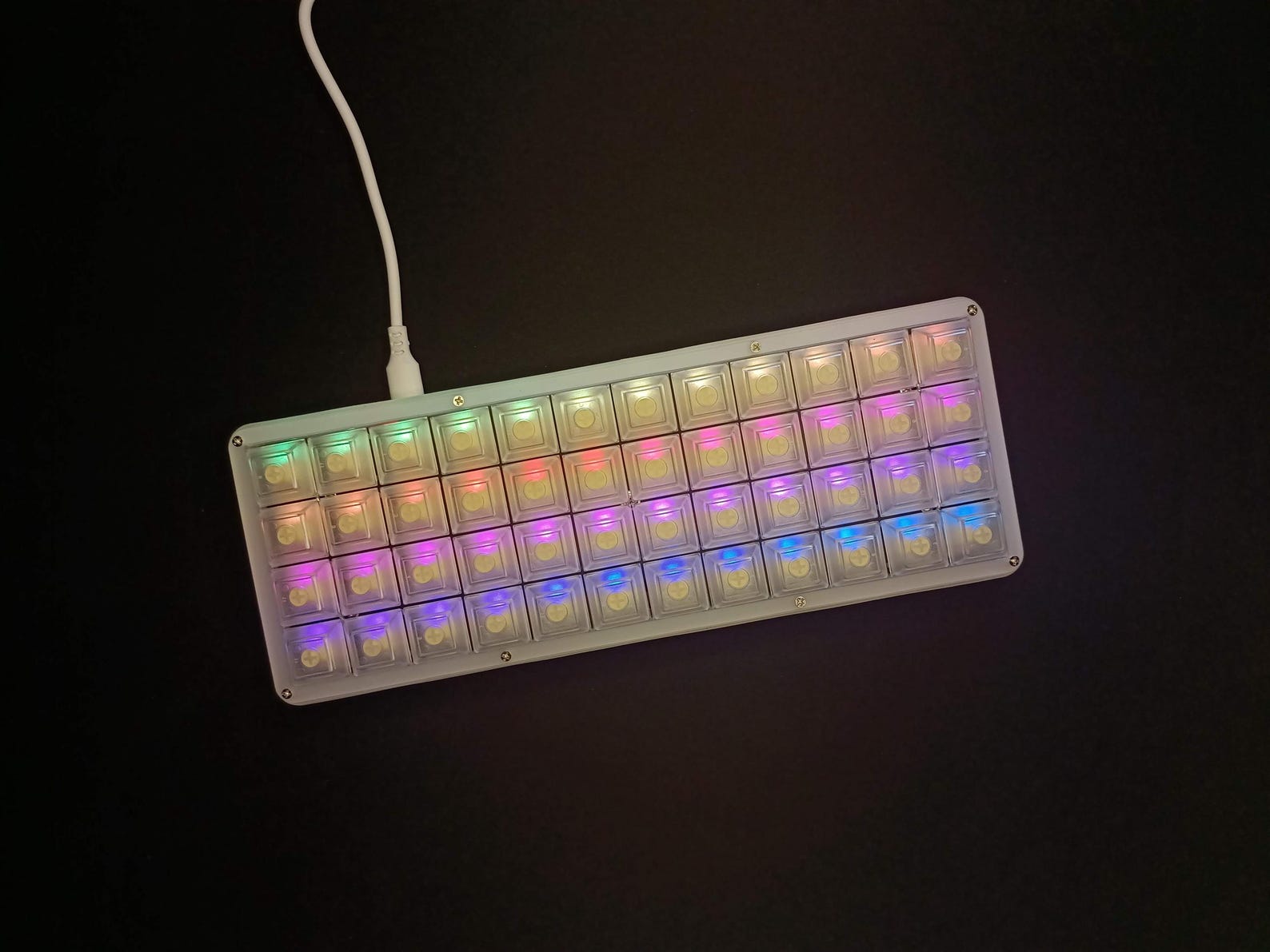 Pabile P48 48-key 4x12 Grid Mechanical Keyboard DIY Barebones Kit - Etsy